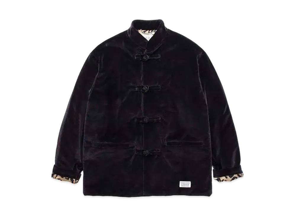 WACKO MARIA PAISLEY VELVET KUNG-FU JACKET (IMPORT FABRIC / PONTOGLIO) "Black"の新品/中古フリマ(通販)｜スニダン