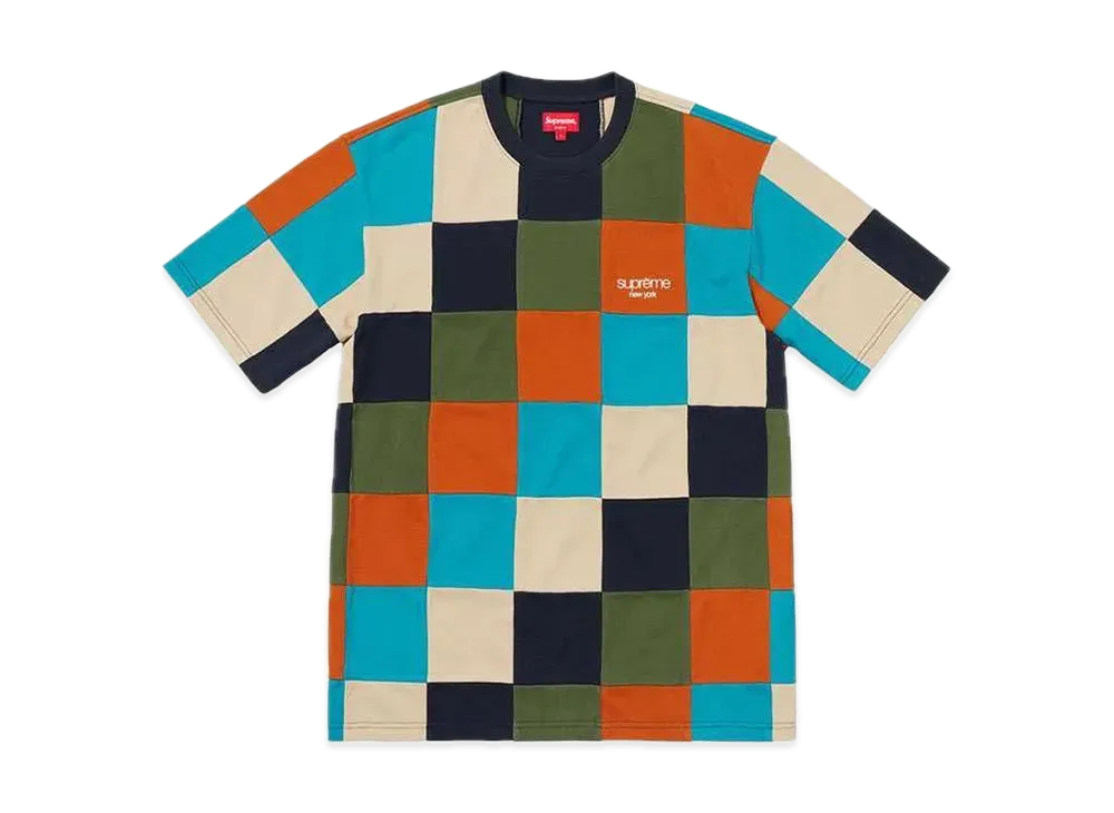 Supreme Patchwork Pique Tee "Navy"の新品/中古フリマ(通販)｜スニダン