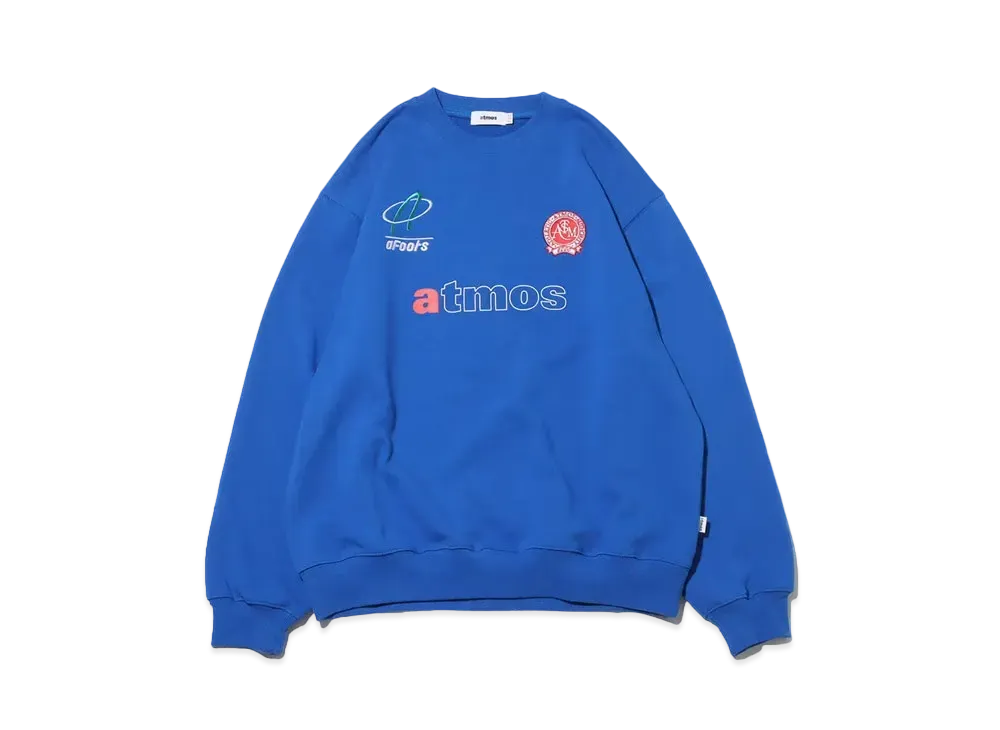 atmos Uniform Crewneck Sweatshirt "Blue"の新品/中古フリマ(通販)｜スニダン