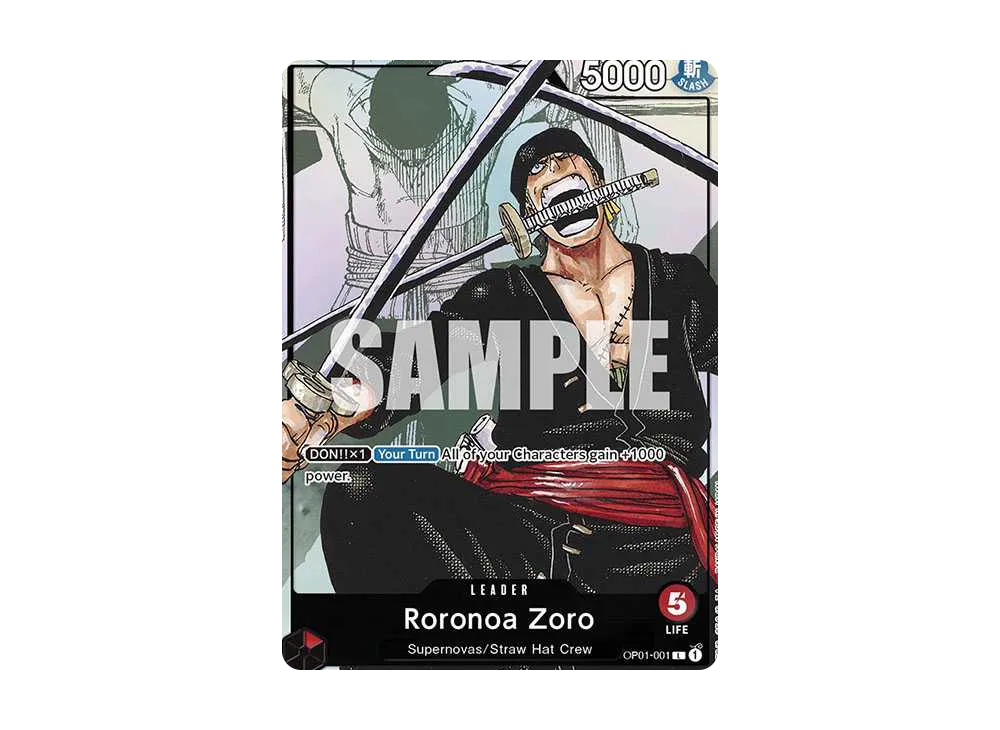 Roronoa Zoro L [OP01-001] [EN](Premium Card Collection "25th Edition ...