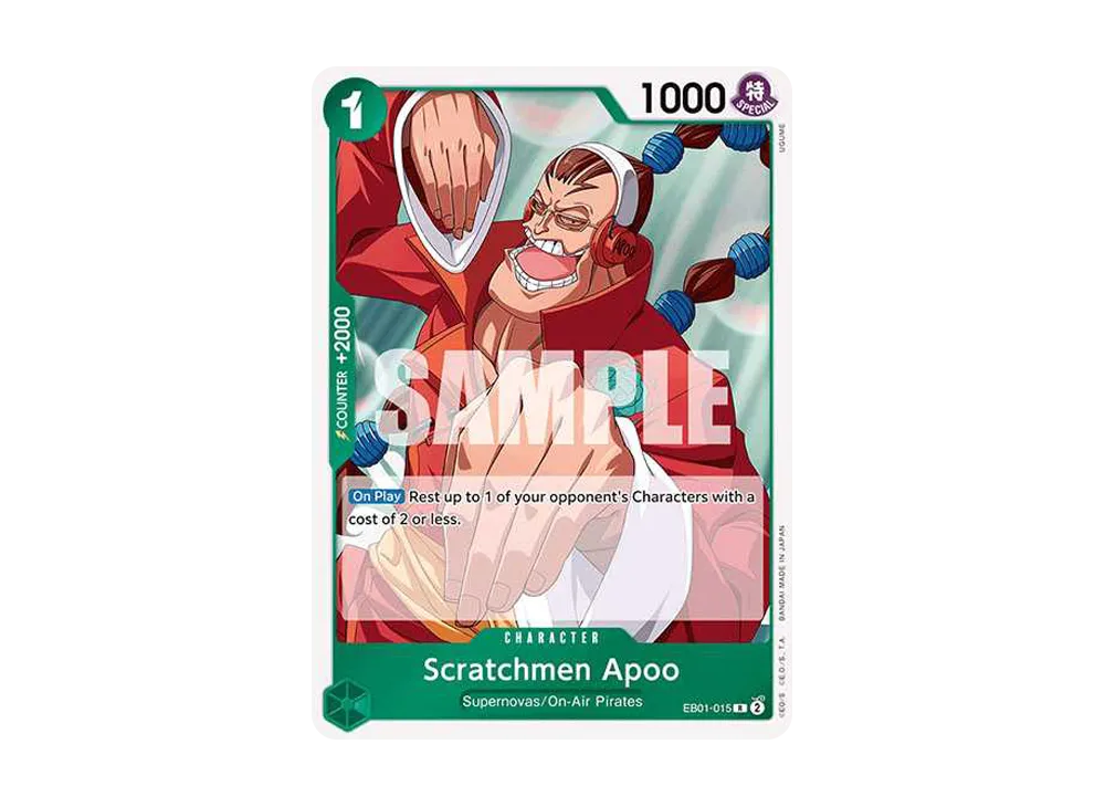 Scratchmen Apoo R [EB01-015] [EN](Extra Booster "Memorial Collection ...