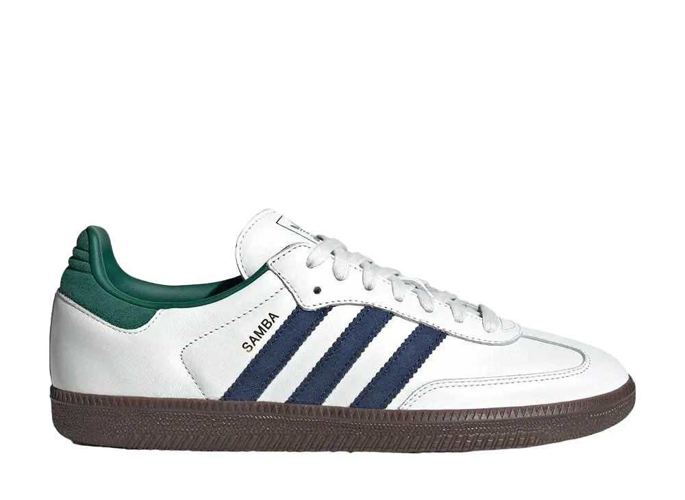 adidas Originals Samba OG "Black White/College Green/Active Green ...