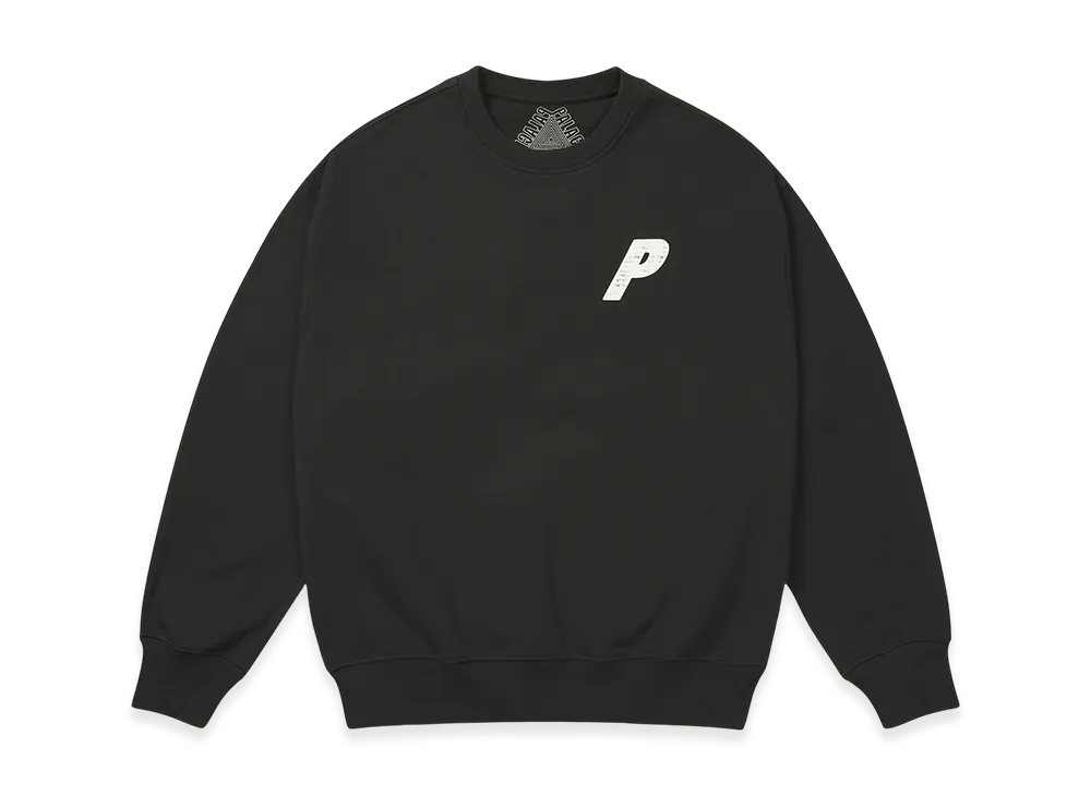 PALACE P3 Chain Puff Crew "Black" | SNKRDUNK