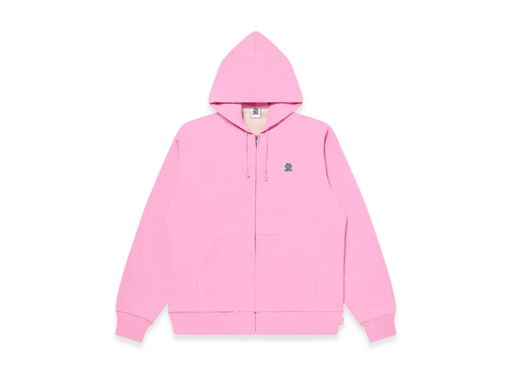 BlackEyePatch Small OG Thermal Zip Hoodie "Pink" | SNKRDUNK