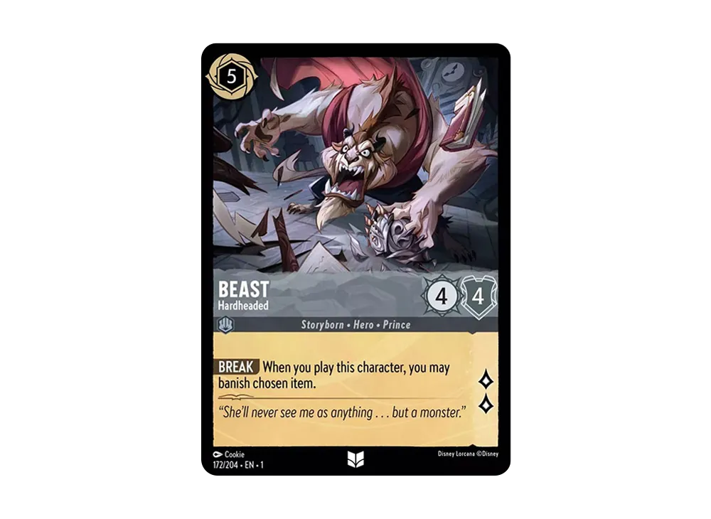 Beast - Hardheaded UC: Foil[172/204-EN-1](The First Chapter) [English Ver.] | SNKRDUNK