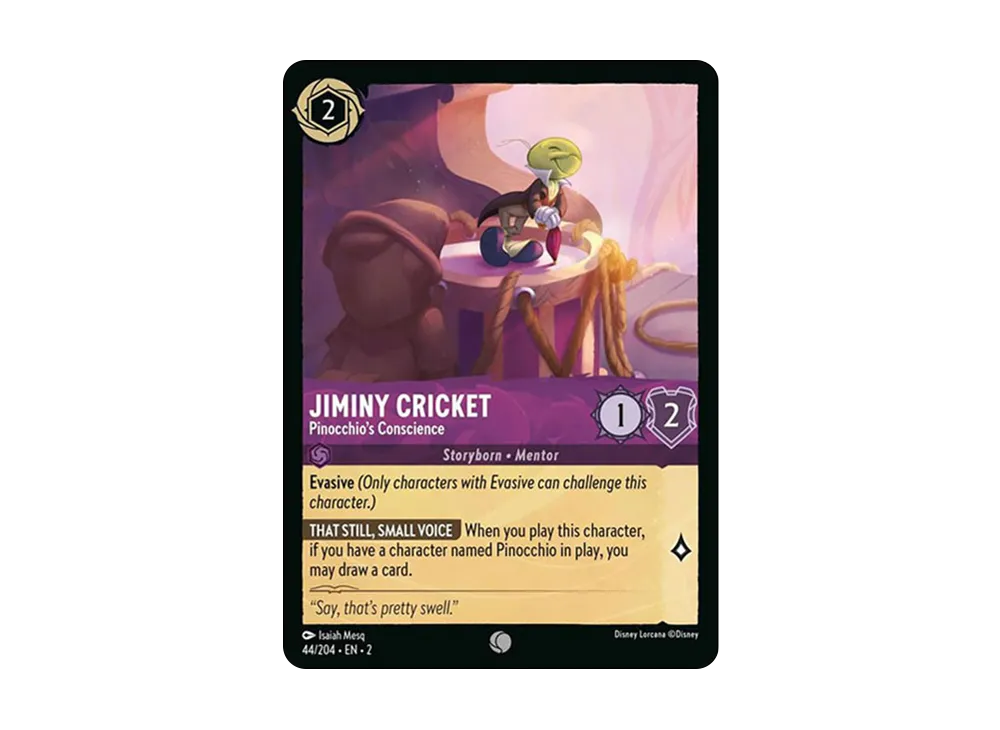 Jiminy Cricket - Pinocchio's Conscience C :Foil [44/204 EN-2](Rise Of ...