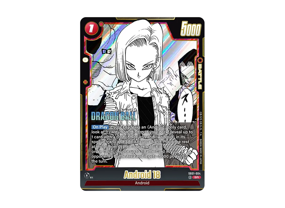 Android 18 SR [SB01-004][EN](FUSION WORLD "MANGA BOOSTER 01") | SNKRDUNK