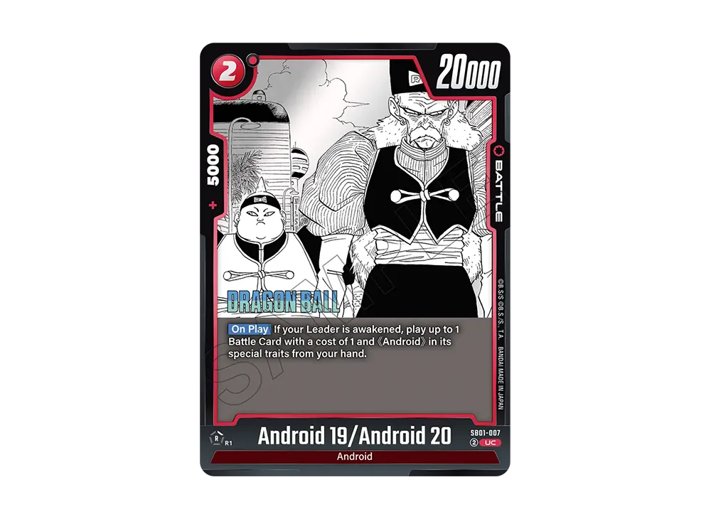 Android 19/Android 20 UC [SB01-007][EN](FUSION WORLD "MANGA BOOSTER 01 ...