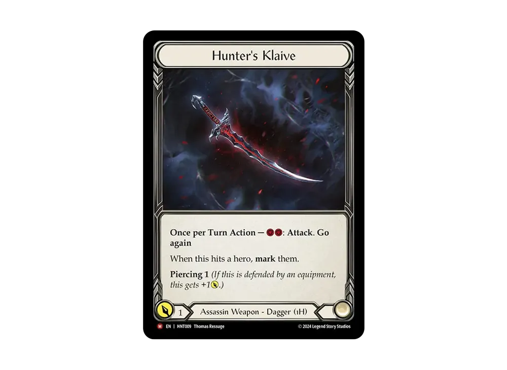 Hunter's Klaive MJ [HNT009] [EN] (Booster Pack "The Hunted") | SNKRDUNK