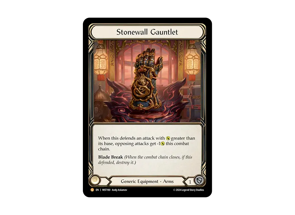 Stonewall Gauntlet L :RFoil [MST190] [EN] (Booster Sets "Part the ...