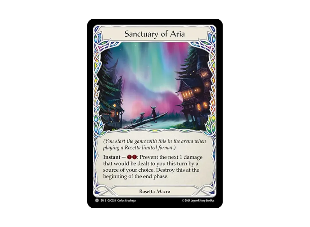 Sanctuary of Aria T [OSC028] [EN] (Blitz Decks "Rosetta Oscilio ...