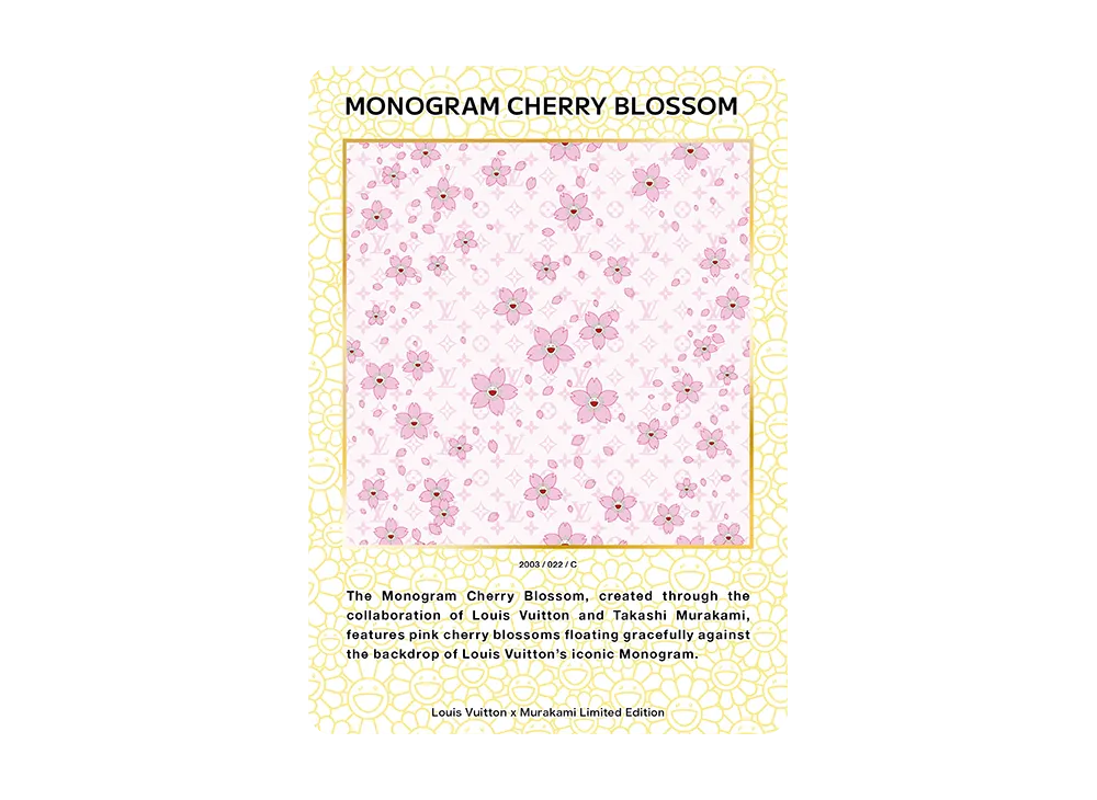 Monogram Cherry Blossom C [2003 / 022](Louis Vuitton x Takashi Murakami ...