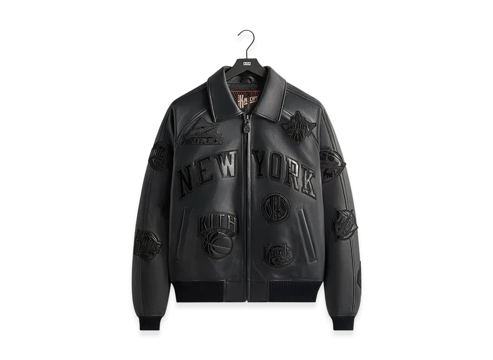 Kith x AVIREX for the New York Knicks Madison Square Garden Icon Jacket ...