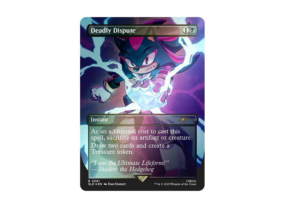 Deadly Dispute R :Foil [SLD 2091] [EN](Secret Lair The Sonic Superdrop ...