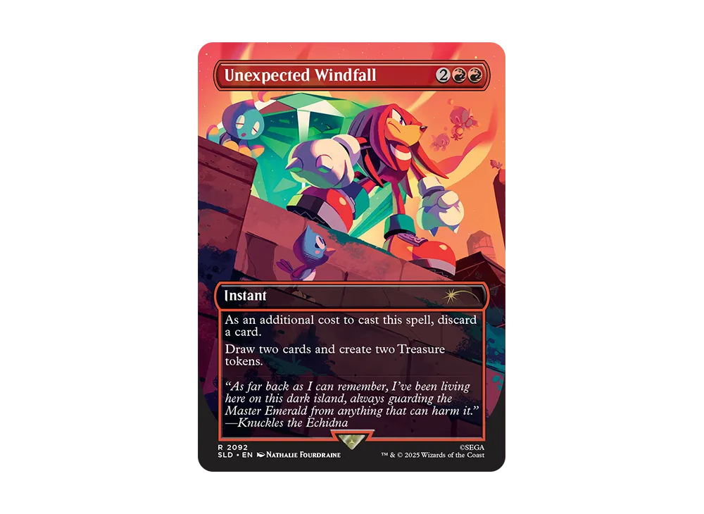 Unexpected Windfall R [SLD 2092] [EN](Secret Lair The Sonic Superdrop ...
