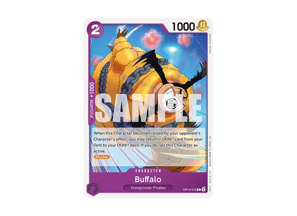 Buffalo C [OP14-070] [EN] (Booster Pack "THE AZURE SEA'S SEVEN") | SNKRDUNK