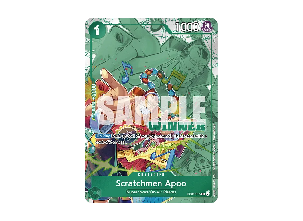 Scratchmen Apoo R [EB01-015] [EN](Promotional Card "Winner Pack 2025 Vol.2") | SNKRDUNK