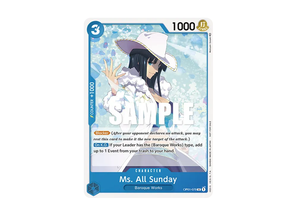Ms. All Sunday R [OP01-079] [EN](Promotional Card "Promotion Pack 2023") | SNKRDUNK