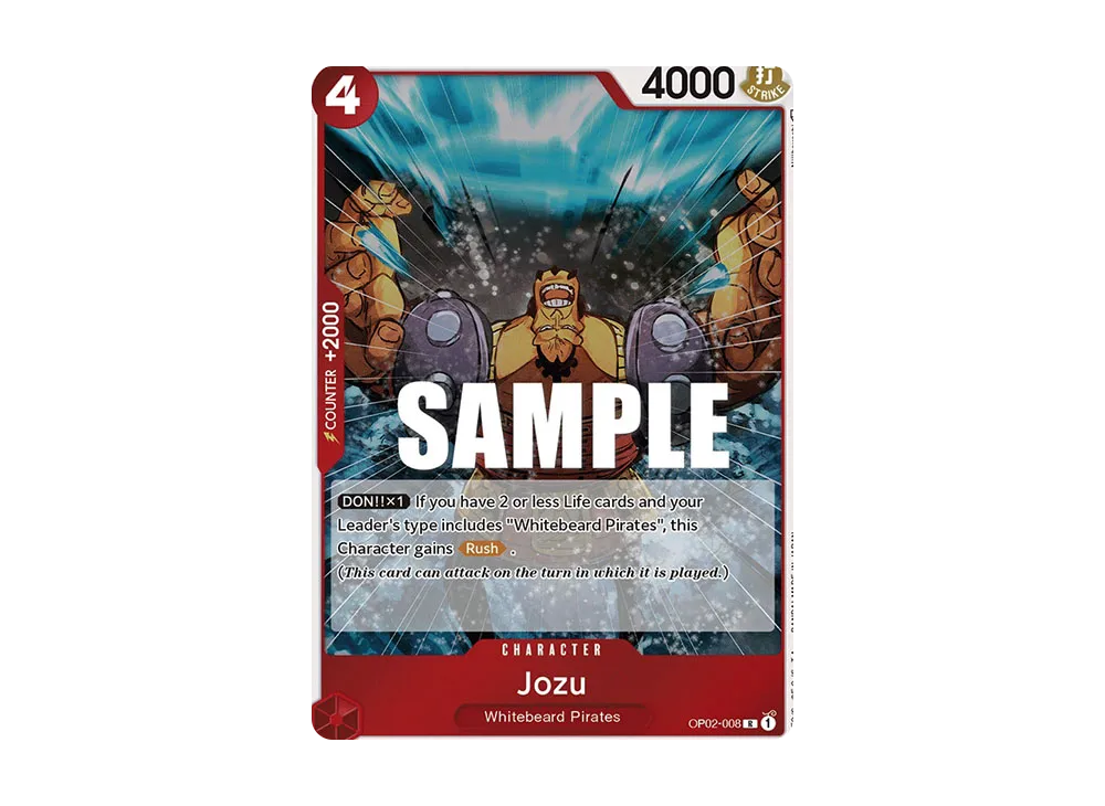 Jozu R [OP02-008] [EN](Booster Pack "Paramount War") | SNKRDUNK