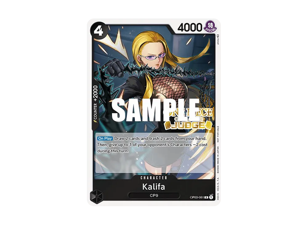 Kalifa R [OP03-081] [EN](Promotional Card "Judge Pack Vol.2") | SNKRDUNK