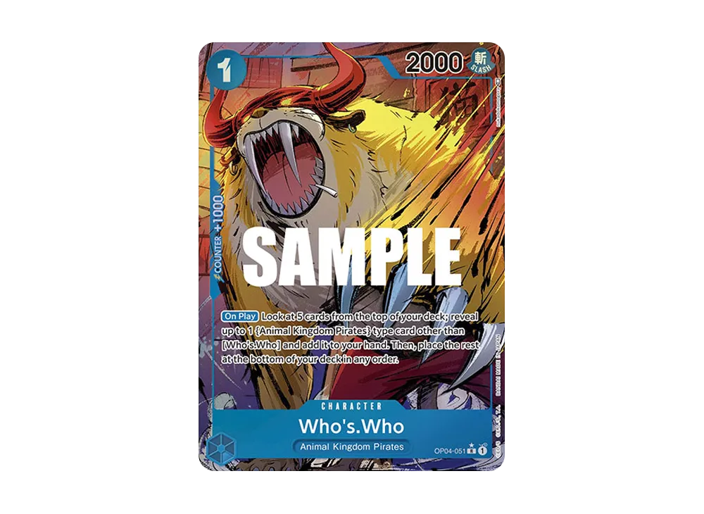 Who's.Who R-P [OP04-051] [EN](Booster Pack "Kingdoms Of Intrigue") | SNKRDUNK