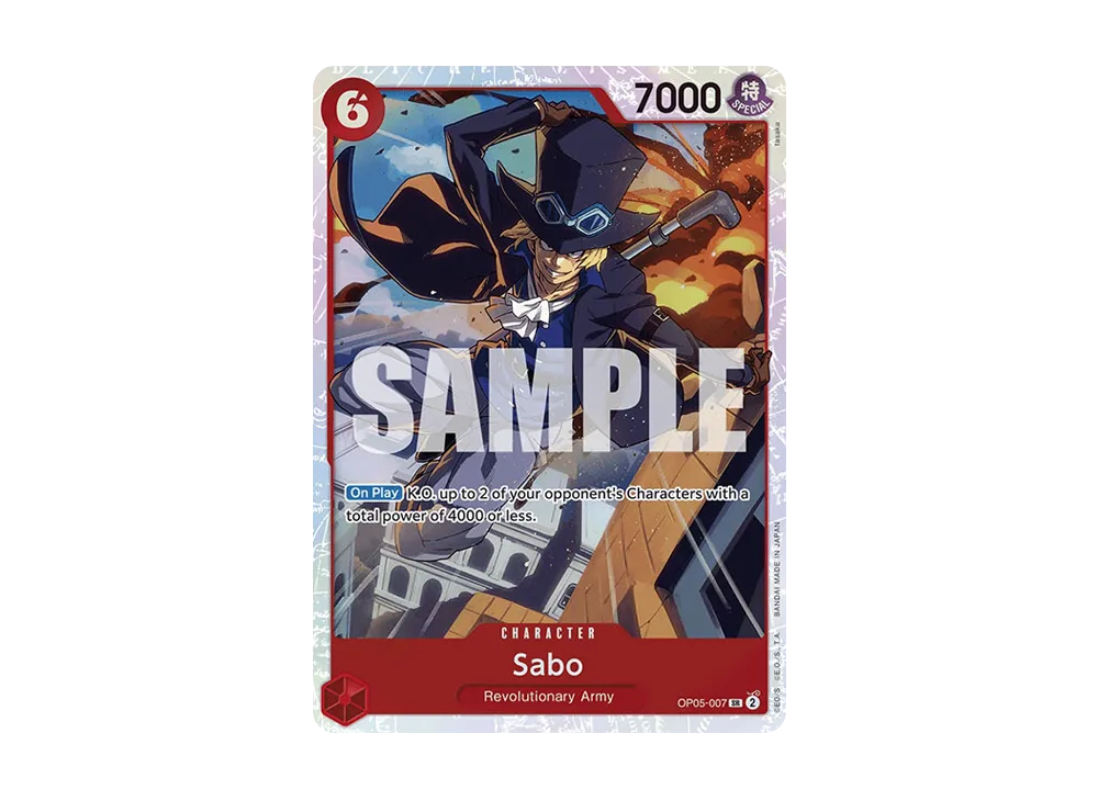 Sabo SR [OP05-007] [EN](Premium Booster "ONE PIECE CARD THE BEST ...
