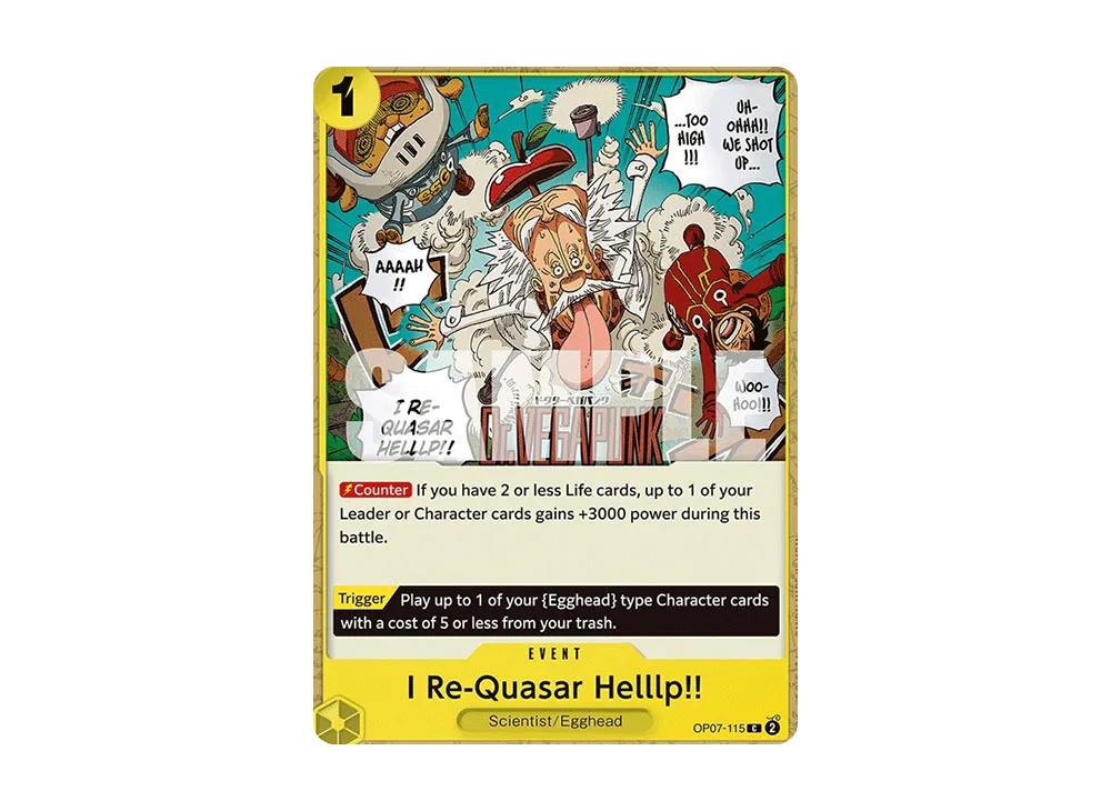 I Re-Quasar Helllp!! C [OP07-115] [EN](Booster Pack "500 Years In The Future") | SNKRDUNK