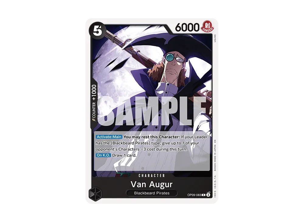 Van Augur R [OP09-083] [EN](Start Deck "BLACK Marshall.D.Teach") | SNKRDUNK