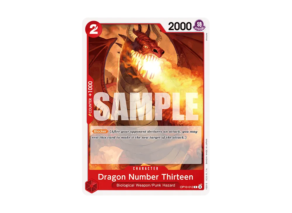 Dragon Number Thirteen C [OP10-012] [EN](Booster Pack "Royal Blood") | SNKRDUNK