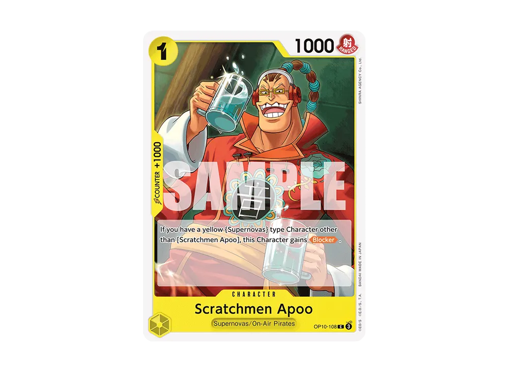 Scratchmen Apoo C [OP10-108] [EN](Booster Pack "Royal Blood") | SNKRDUNK