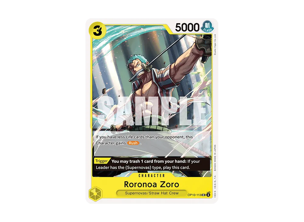 Roronoa Zoro UC [OP10-113] [EN](Booster Pack "Royal Blood") | SNKRDUNK