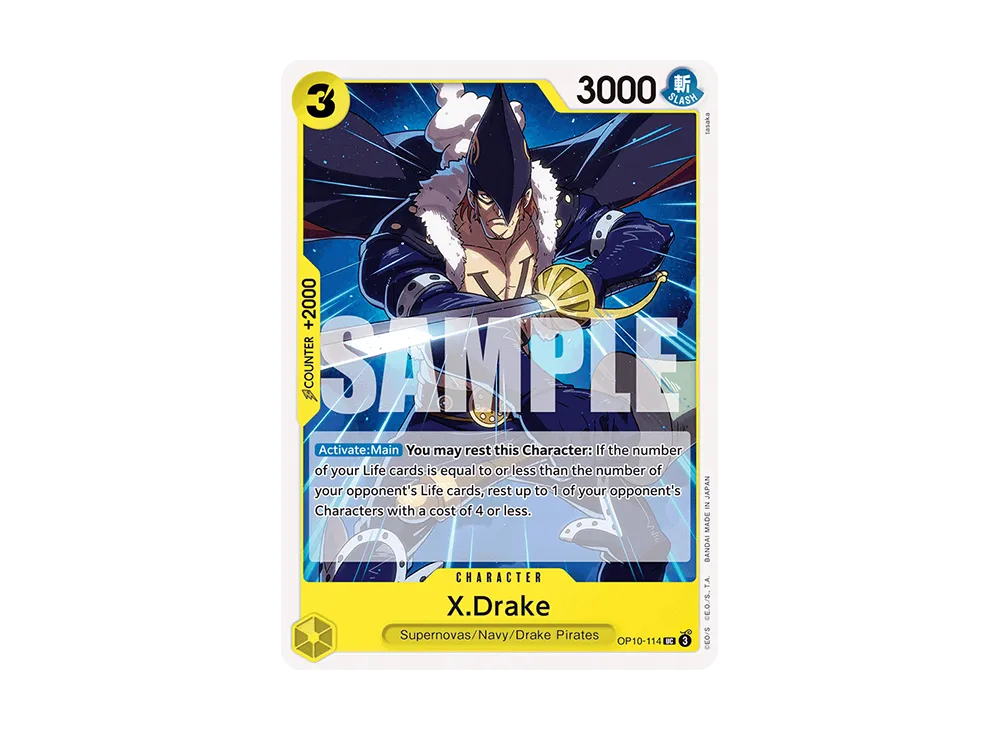 X.Drake UC [OP10-114] [EN](Booster Pack "Royal Blood") | SNKRDUNK