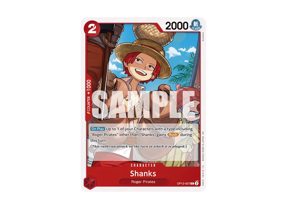 Shanks C [OP12-007] [EN](Booster Pack "LEGACY OF THE MASTER") | SNKRDUNK