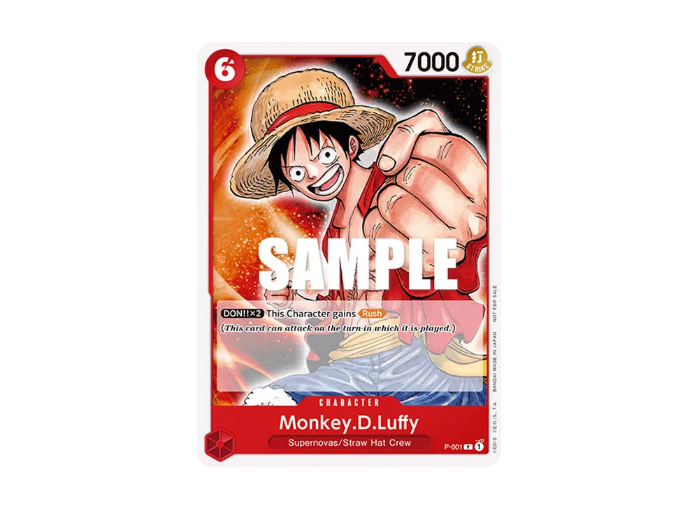 Monkey.D.Luffy P [P-001] [EN](Promotional Card "Promotion Pack 2022 ...