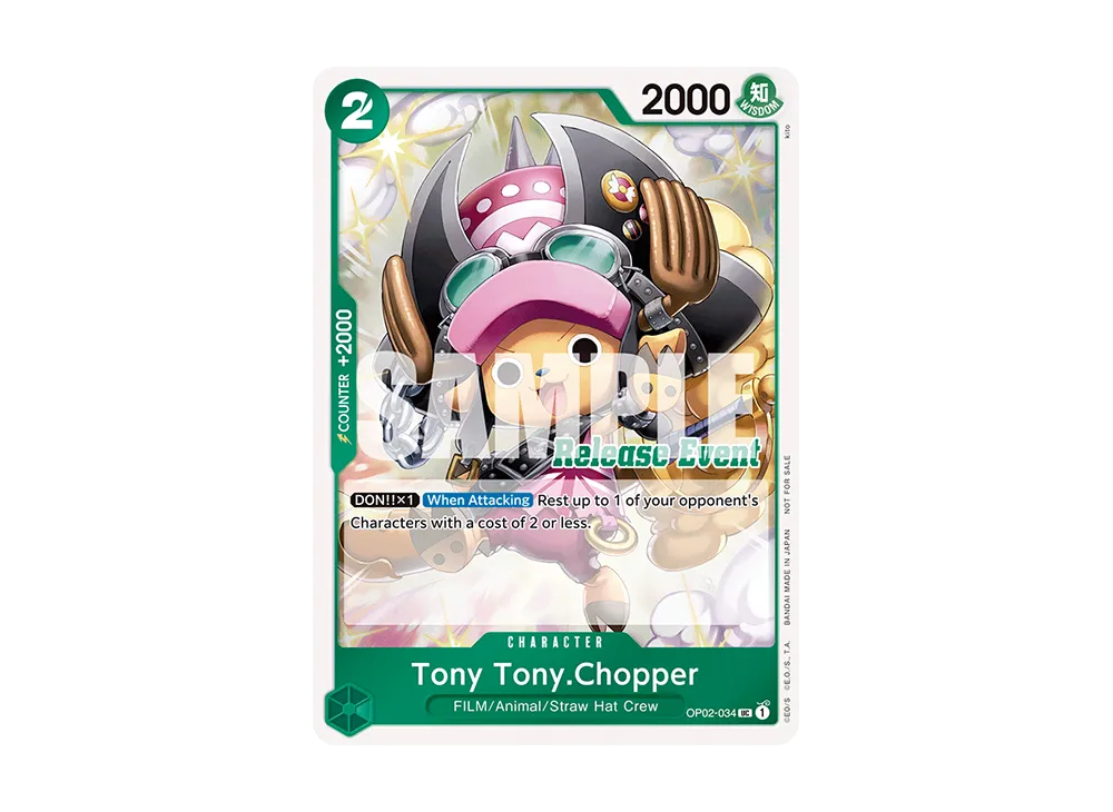 Tony Tony.Chopper UC [OP02-034] [EN](Promotional Card "ST-15~ST-20 Release Event Winner Pack ...