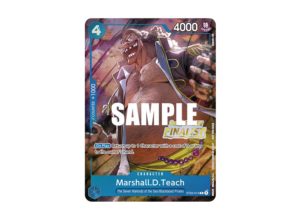 Marshall.D.Teach C [ST03-014] [EN](Promotional Card "Offline Regional 2023 Finalist Card Set ...