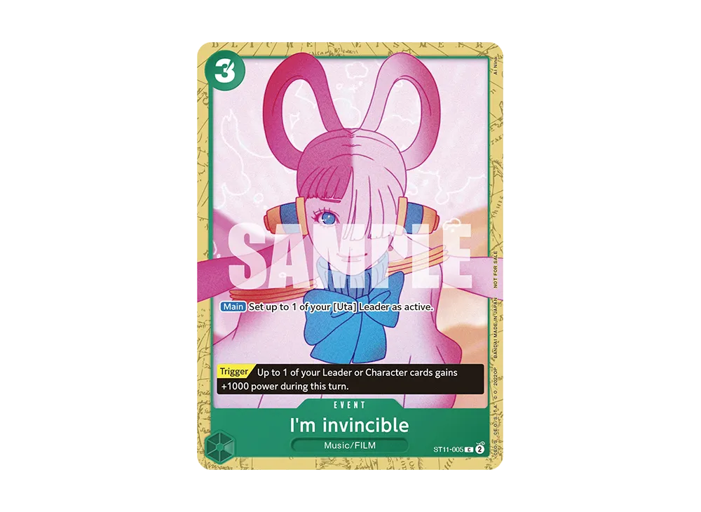 I'm invincible C [ST11-005] [EN](Promotional Card "ST-11 Uta Deck ...