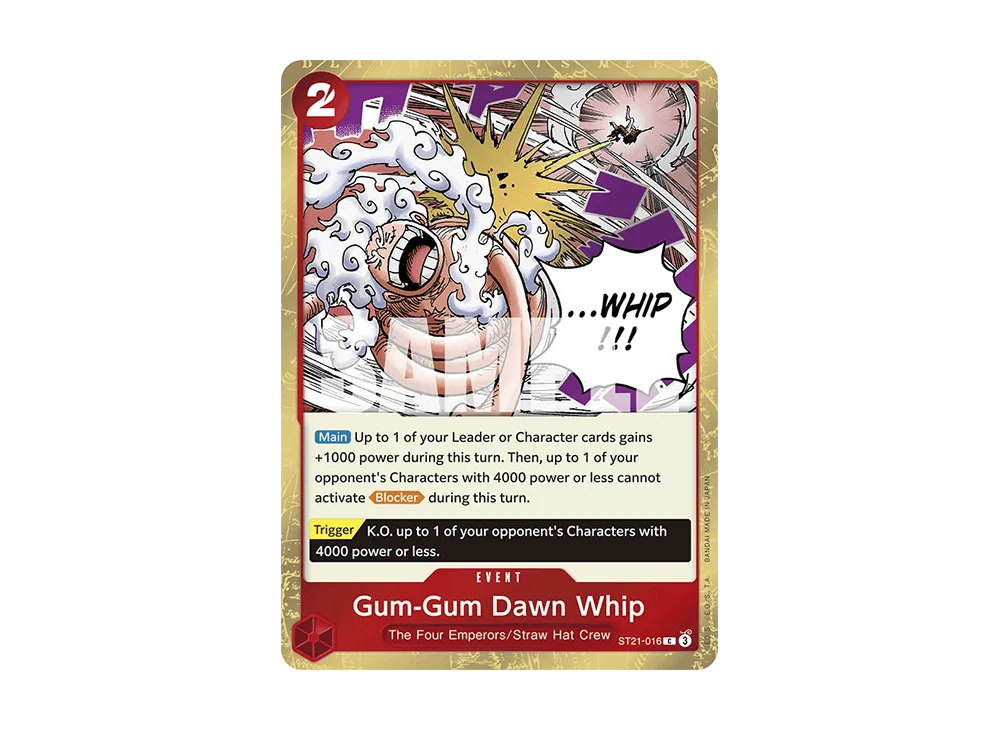 Gum-Gum Dawn Whip C [ST21-016] [EN](Starter Deck EX "Gear 5") | SNKRDUNK