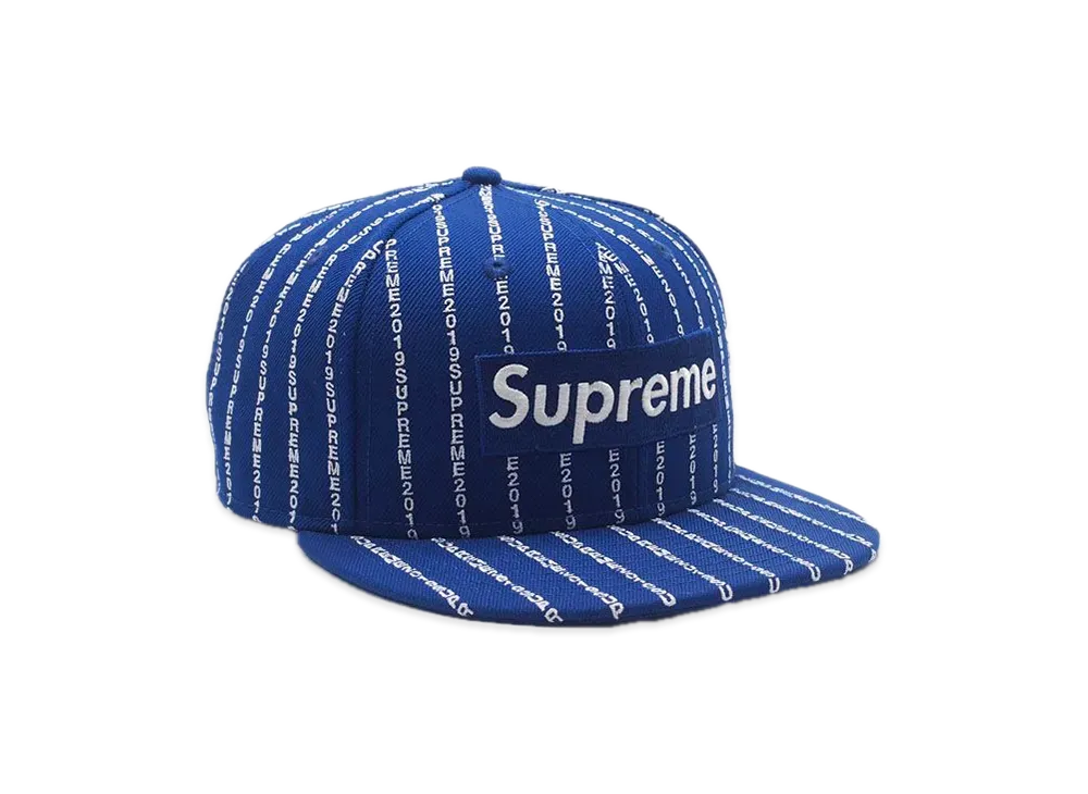 Supreme Text Stripe New Era® "Blue"の新品/中古フリマ(通販)｜スニダン