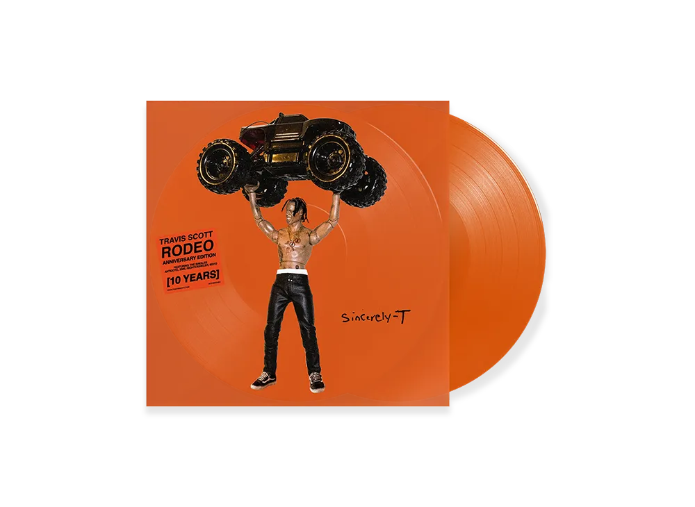 Travis Scott Cactus Jack x RODEO 10 Years Vinyl 2Lp Sincerely-T Edition "Multi" | SNKRDUNK