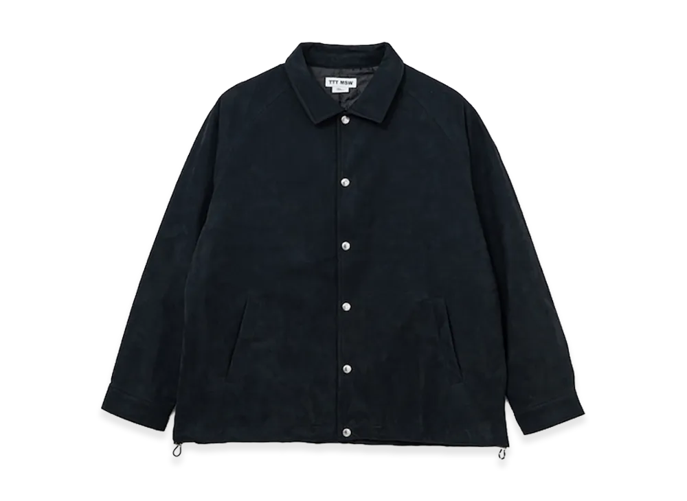 TTTMSW Suede shirt jacket "Black" | SNKRDUNK
