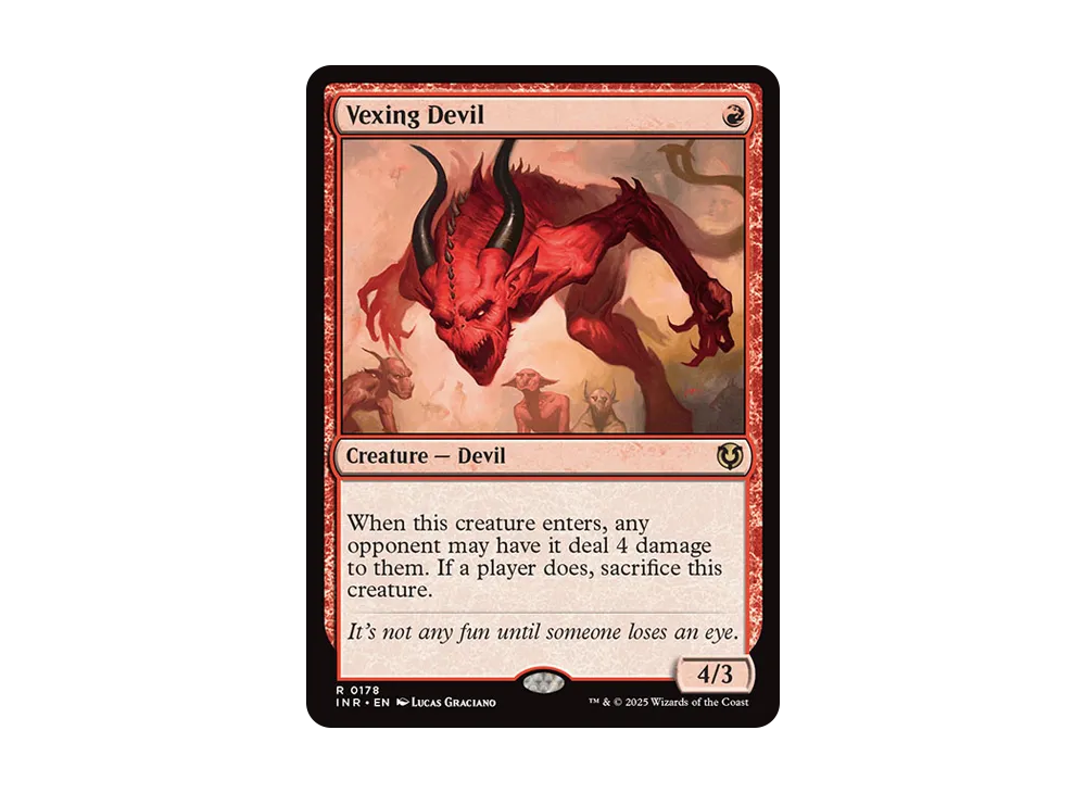 Vexing Devil R :Foil [INR 0178] [EN](Innistrad Remastered) | SNKRDUNK