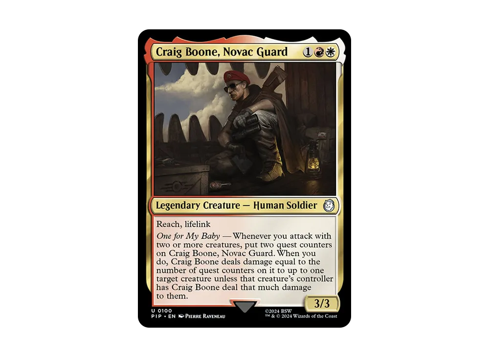 Craig Boone Novac Guard U :Foil [PIP 0100] [EN](Fallout) | SNKRDUNK