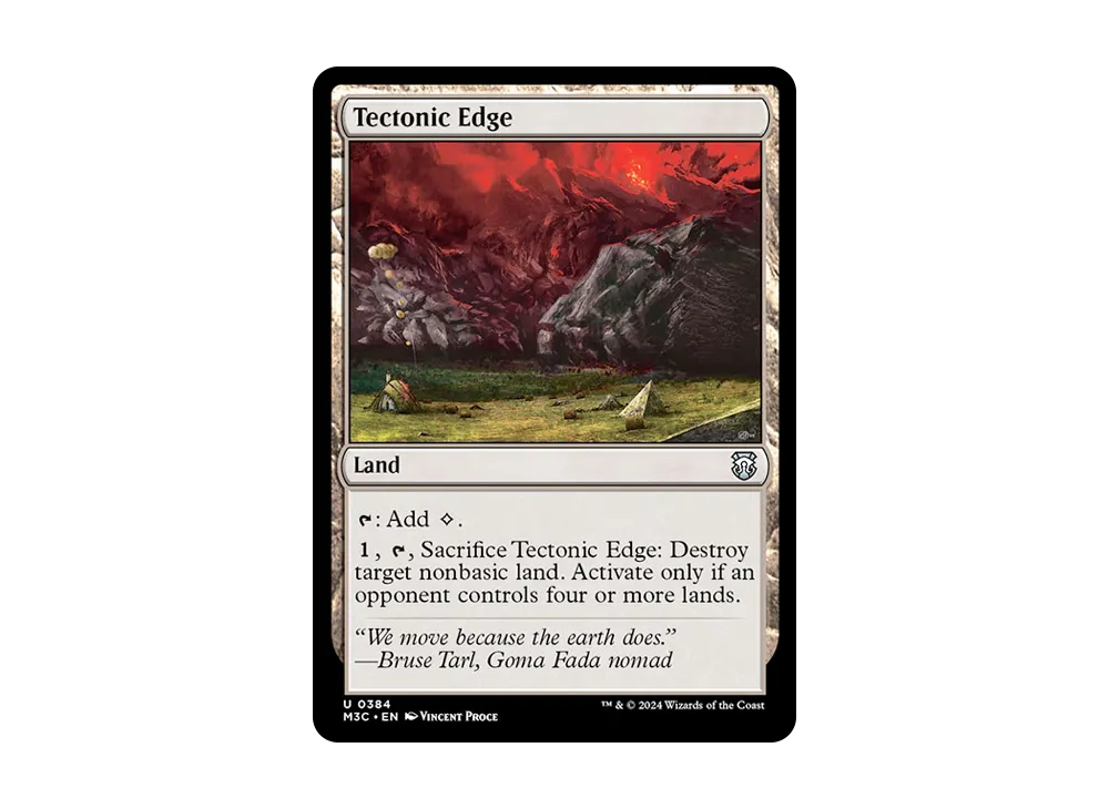 Tectonic Edge U :Foil [M3C 0384]【英語版】(モダンホライゾン 3)の新品/中古フリマ(通販)｜スニダン