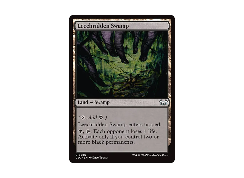 Leechridden Swamp U [DSC 0286] [EN](Duskmourn : House of Horror) | SNKRDUNK