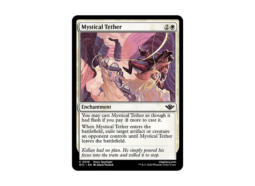 Mystical Tether C :Foil [OTJ 0019] [EN](Outlaws of Thunder Junction ...