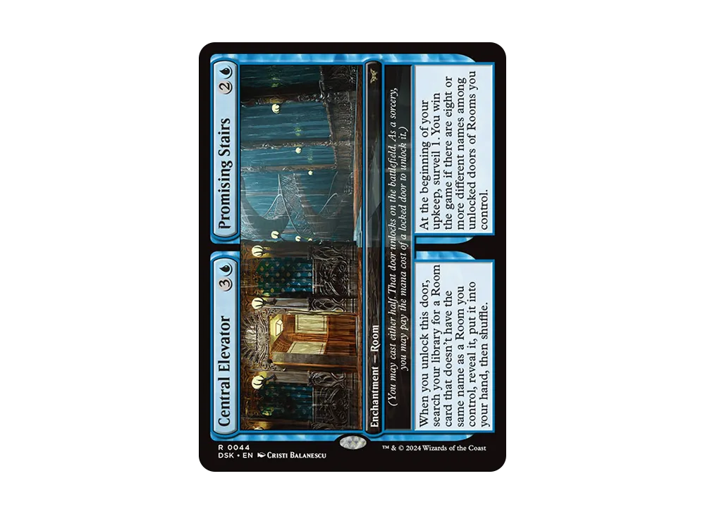 Central Elevator // Promising Stairs R :Foil [DSK 0044] [EN](Duskmourn ...