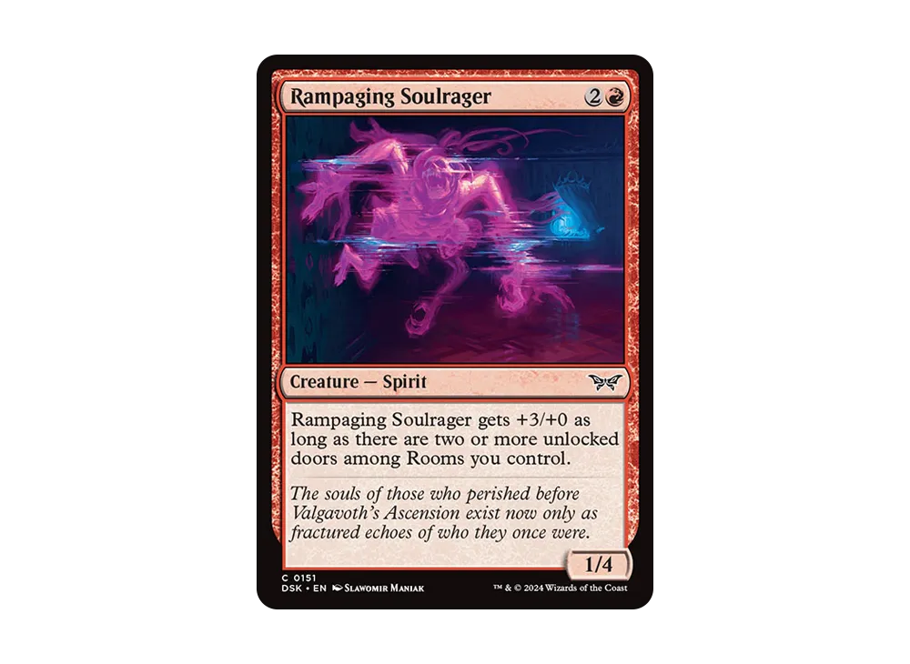 Rampaging Soulrager C :Foil [DSK 0151] [EN](Duskmourn : House of Horror) | SNKRDUNK