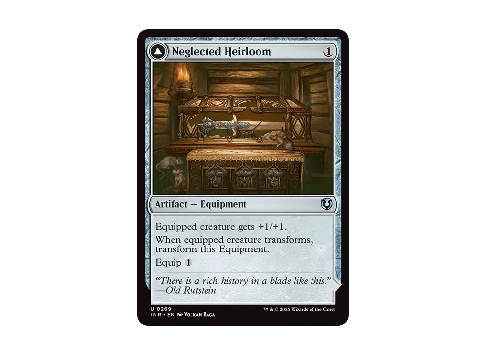Neglected Heirloom / Ashmouth Blade U :Foil [INR 0269] [EN](Innistrad ...