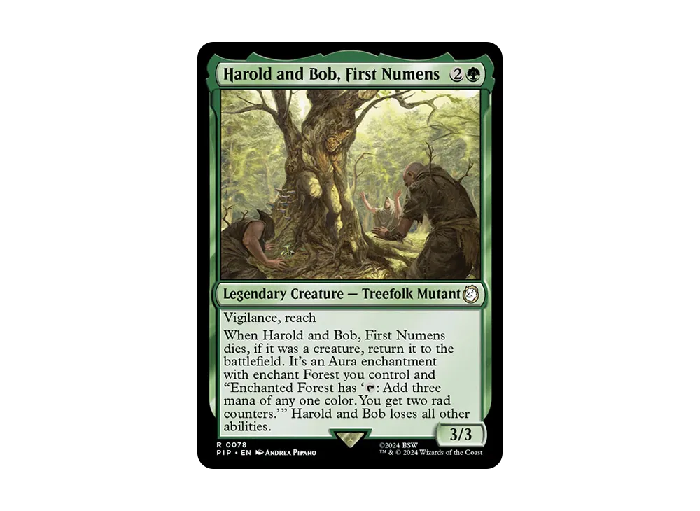 Harold and Bob First Numens R :Foil [PIP 0078] [EN](Fallout) | SNKRDUNK
